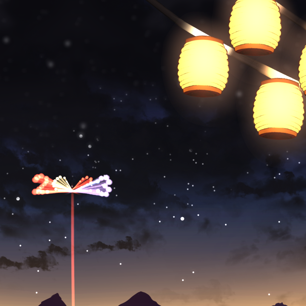 Interactive New Years Background - 7MC